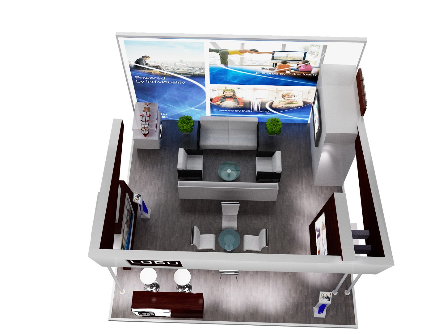 Stand Exhibition Booth 3D Model - TurboSquid 1713727