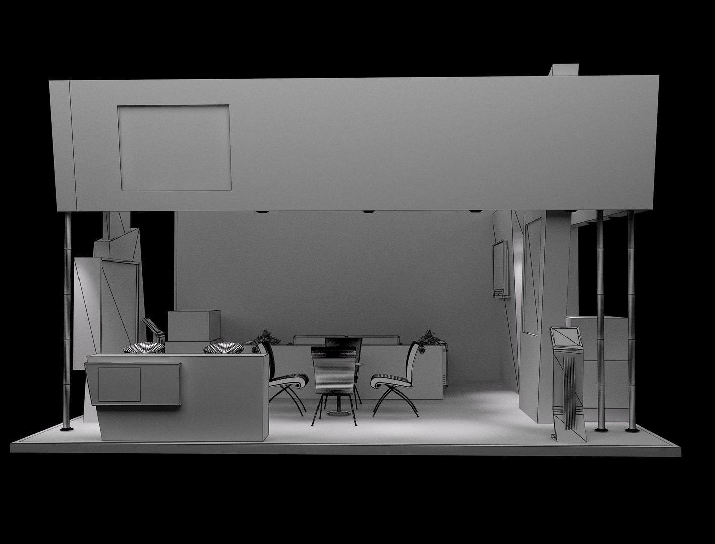 Stand Exhibition Booth 3D Model - TurboSquid 1713727