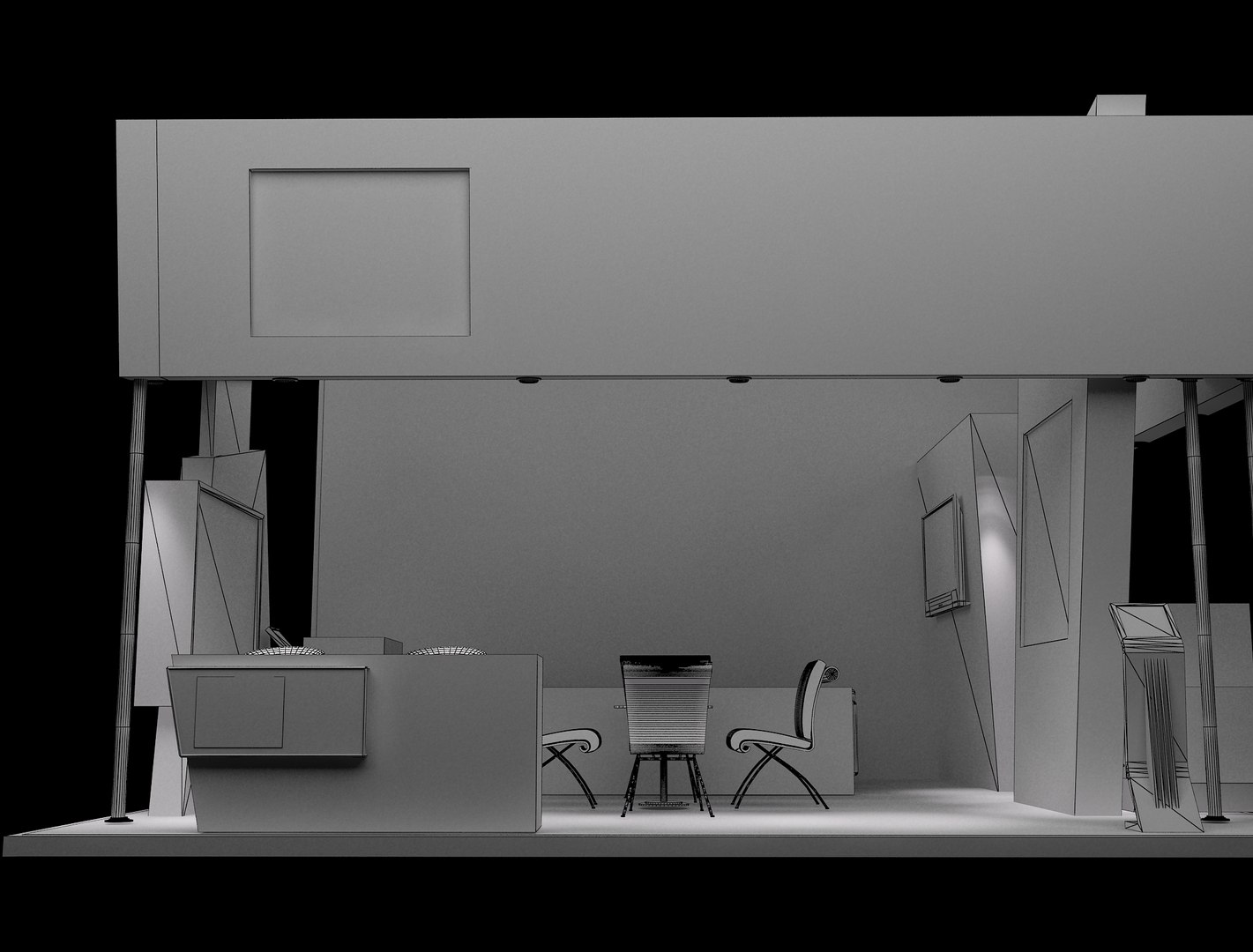 Stand Exhibition Booth 3D Model - TurboSquid 1713727