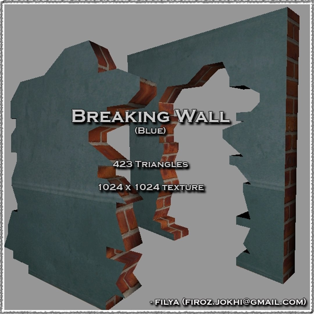 3ds Max Breaking Wall Urban Pack