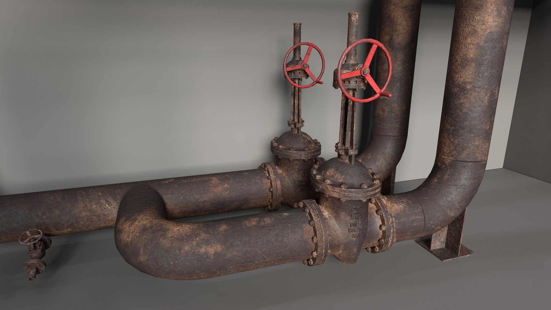 Ready Vapor Pipes Industrial 3D - TurboSquid 1638561