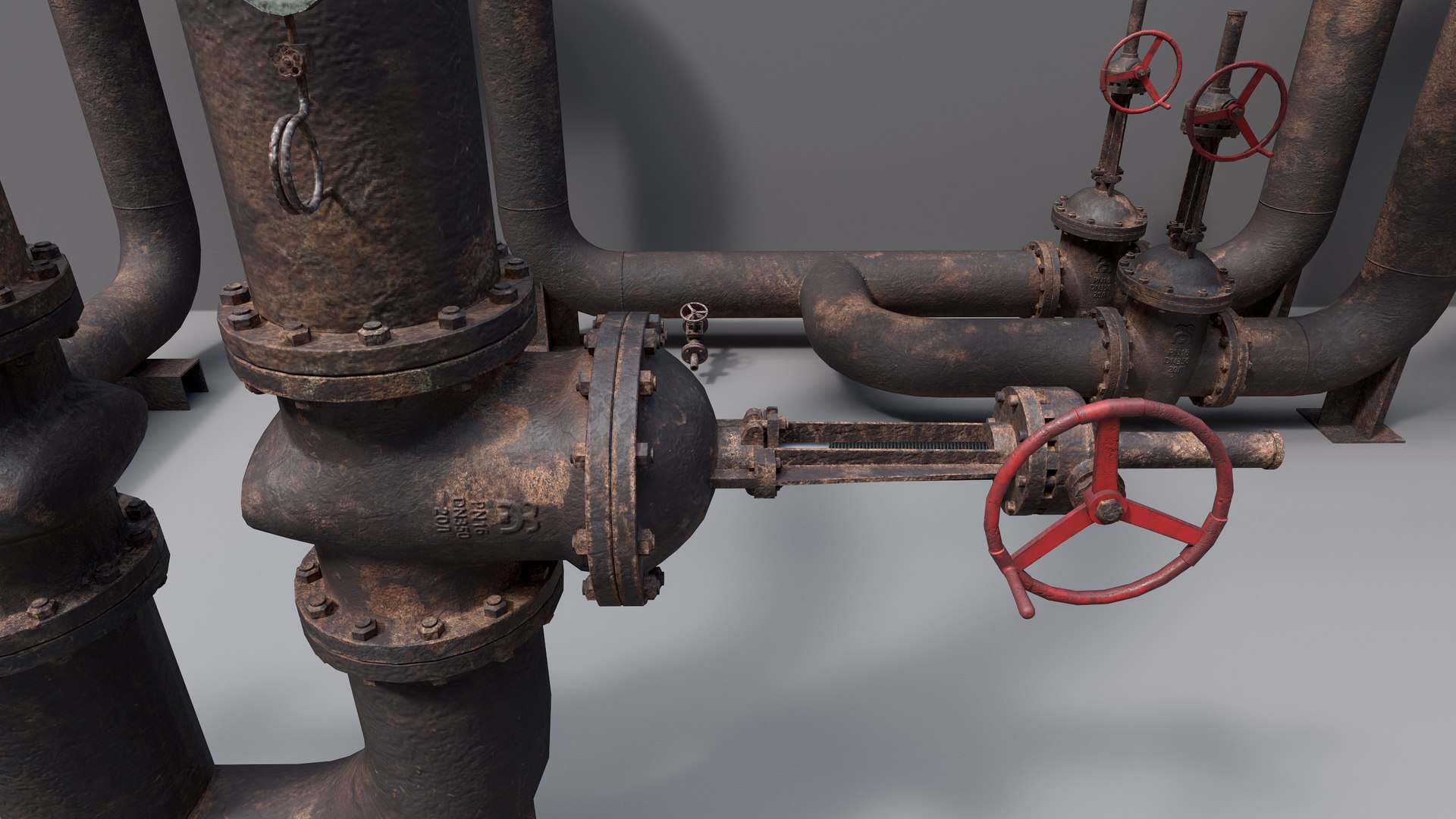 Ready Vapor Pipes Industrial 3D - TurboSquid 1638561