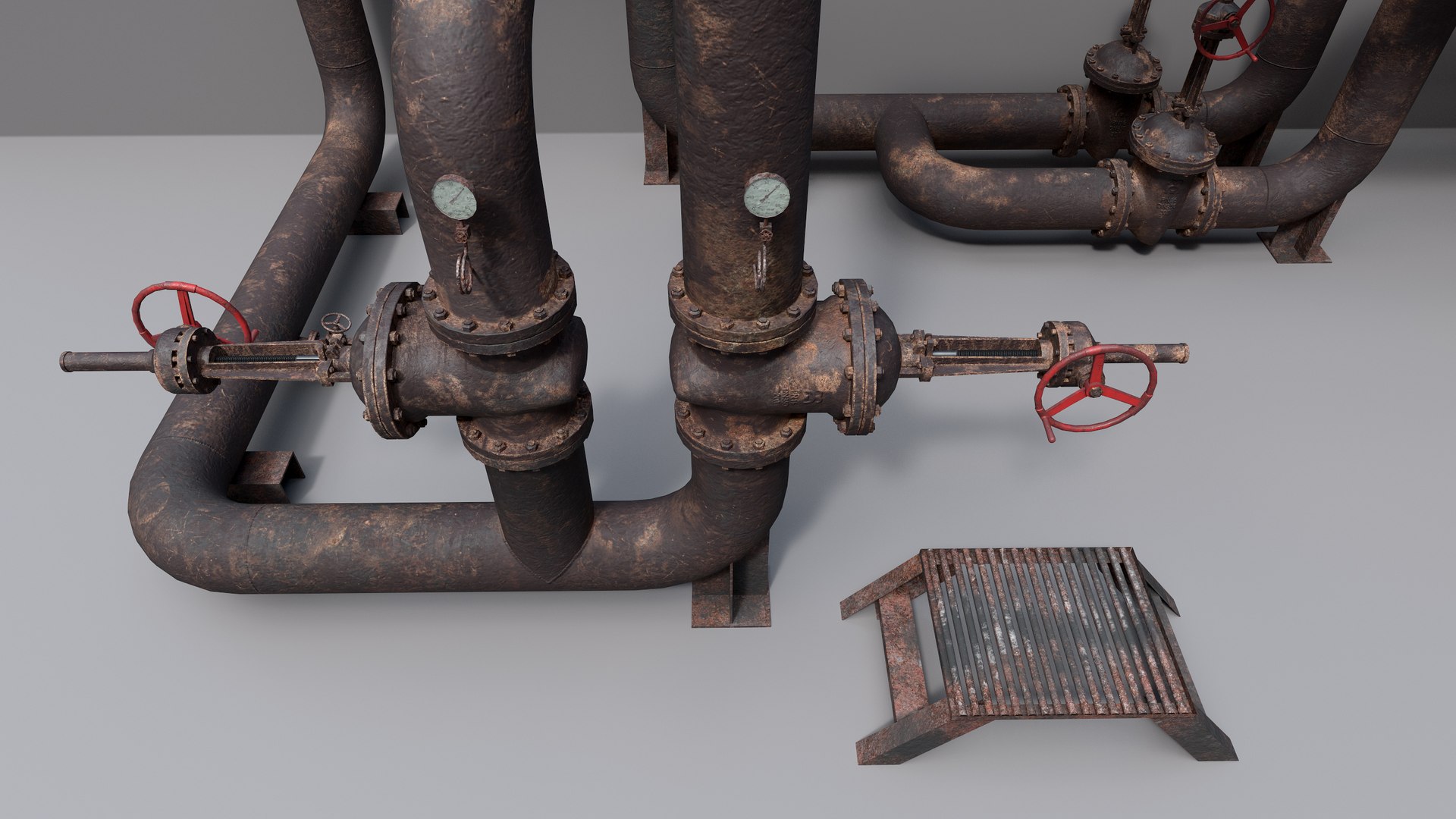 Ready Vapor Pipes Industrial 3D - TurboSquid 1638561