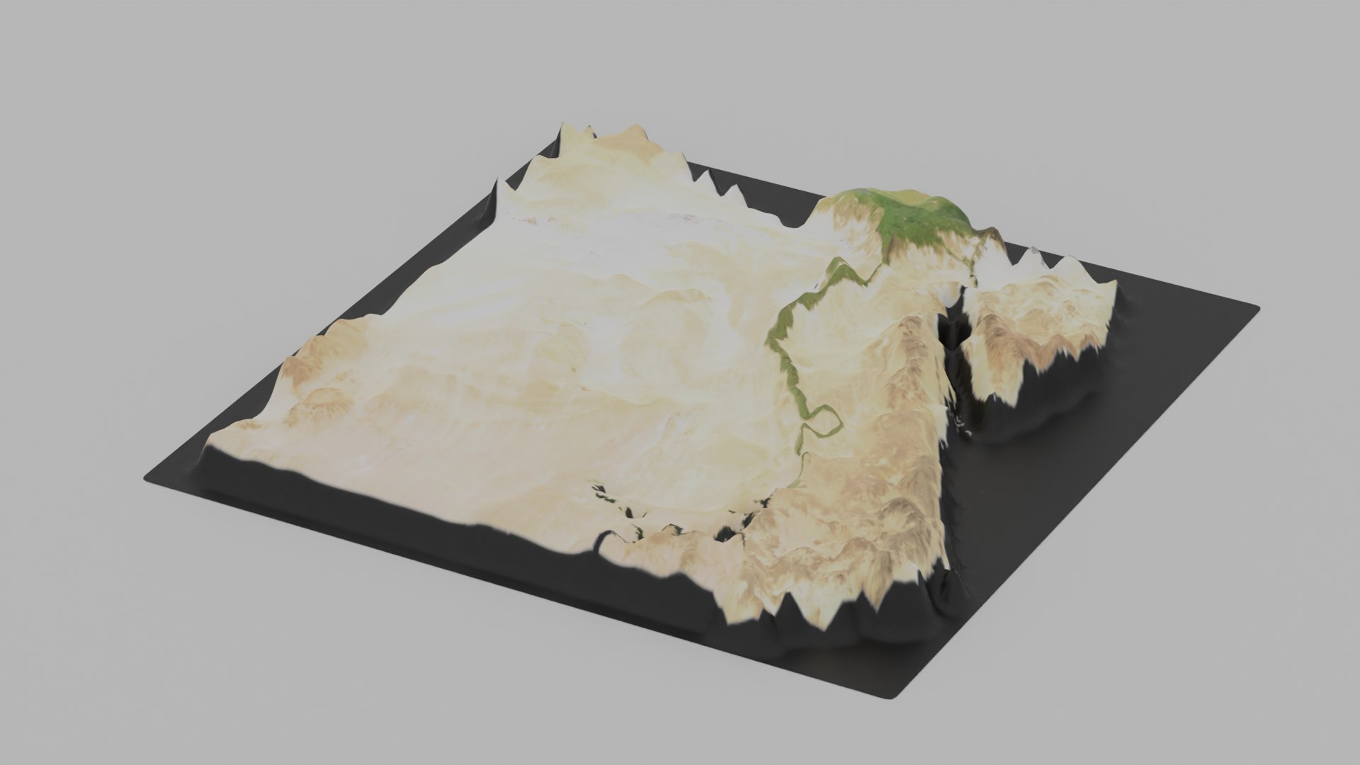 3D Egypt Map Country - TurboSquid 2075853