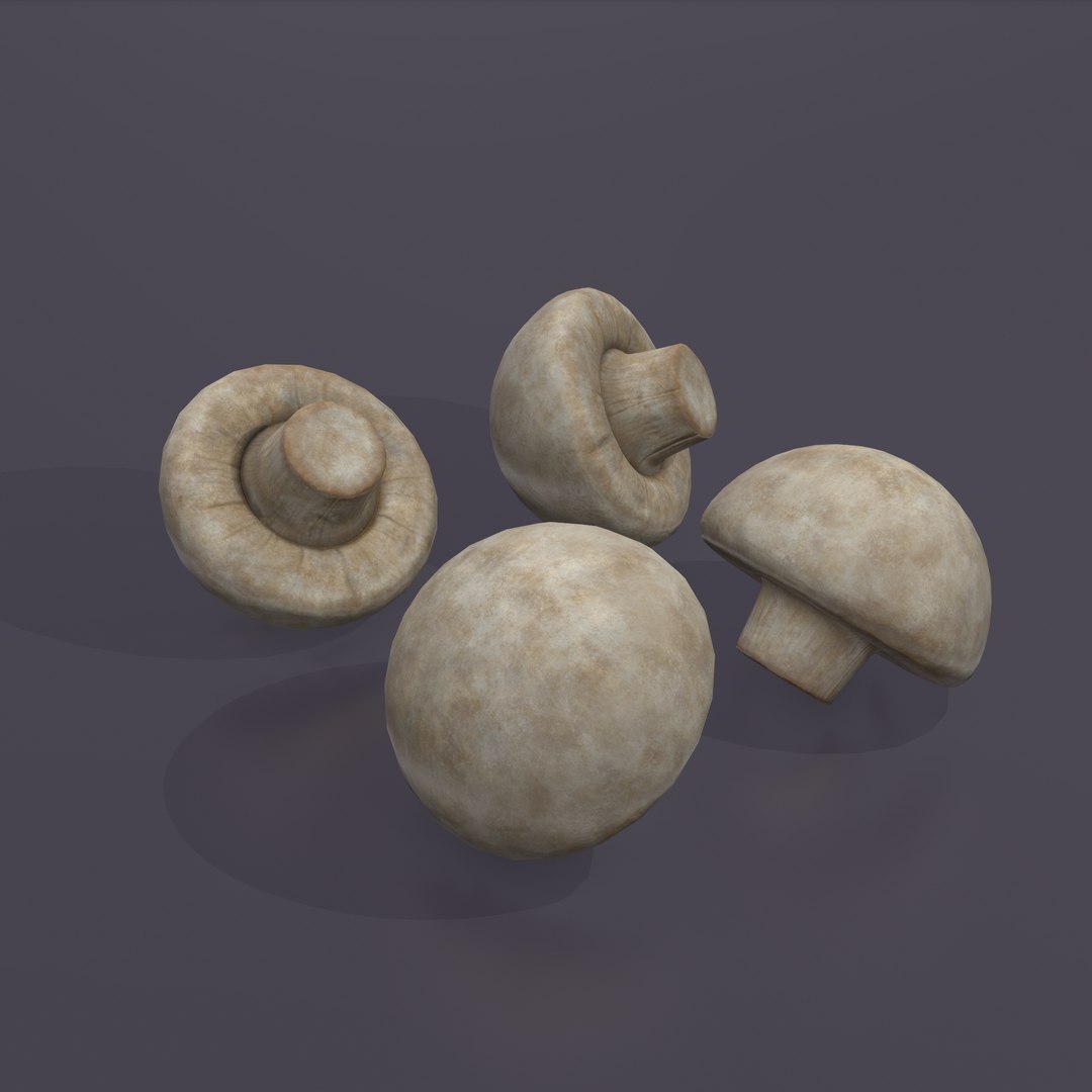 3D mushroom pbr model - TurboSquid 1391420