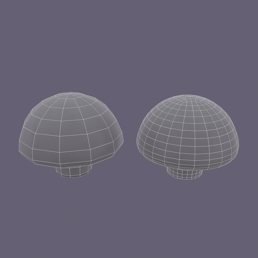 3D mushroom pbr model - TurboSquid 1391420