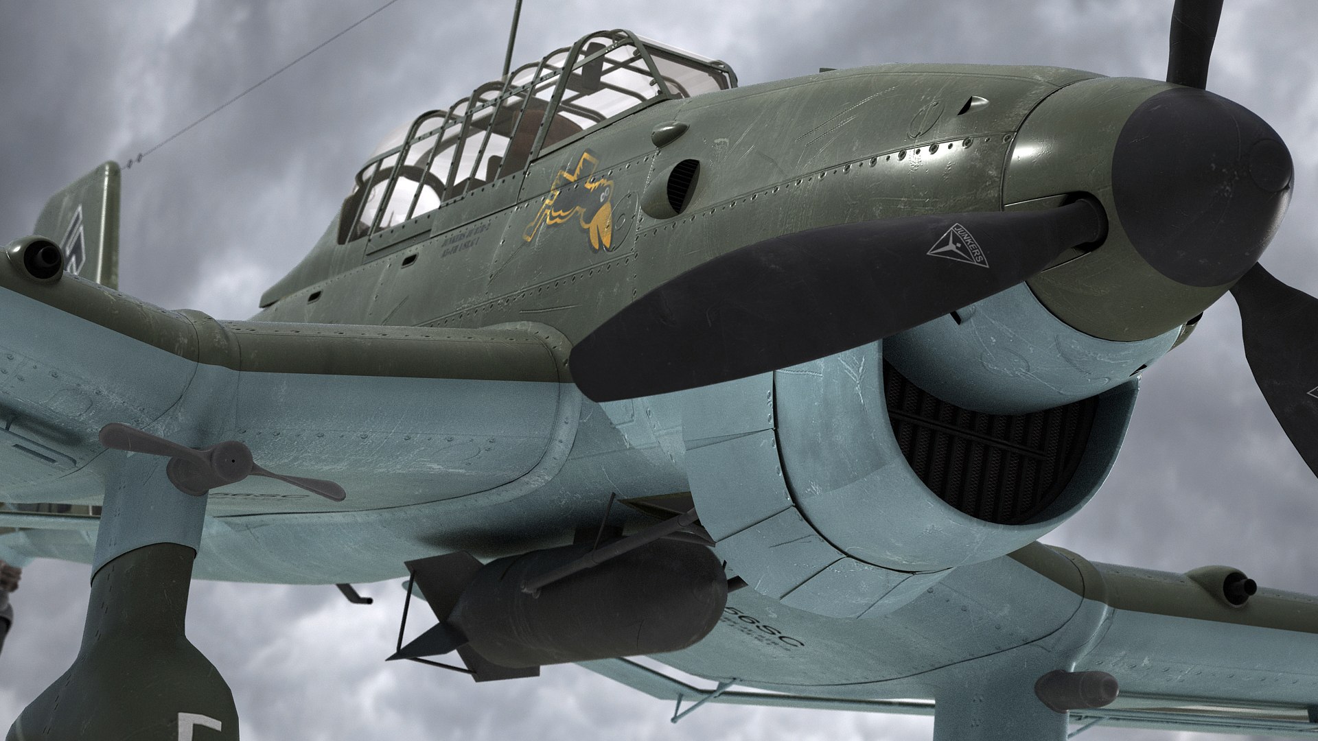 Junkers Ju 87 Stuka 3D Model - TurboSquid 1714045