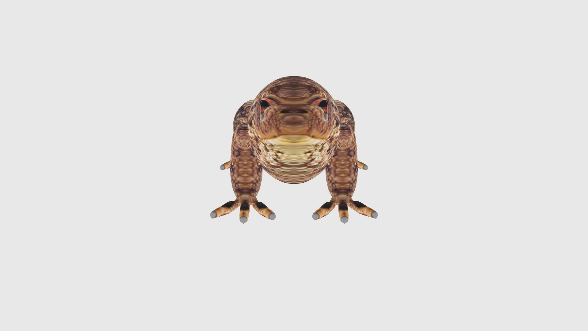 Low Poly Toad Rigged With Realistic Texture 3D Model - TurboSquid 1875582