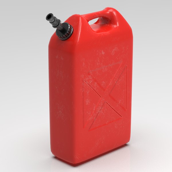 3D Fuel Can Canister Tank Low-poly model - TurboSquid 2022686