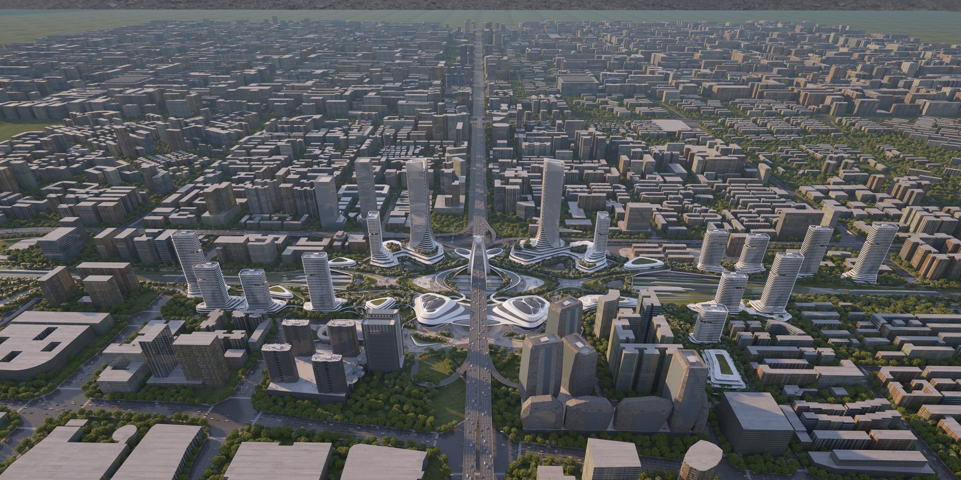 Future City Model - TurboSquid 1955294