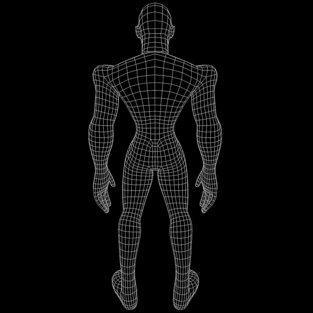 Cartoon Man Base 3D Model - TurboSquid 1403040