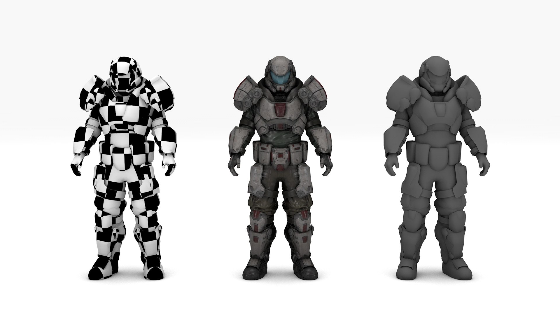 3D Space Soldier V5 - TurboSquid 1883649