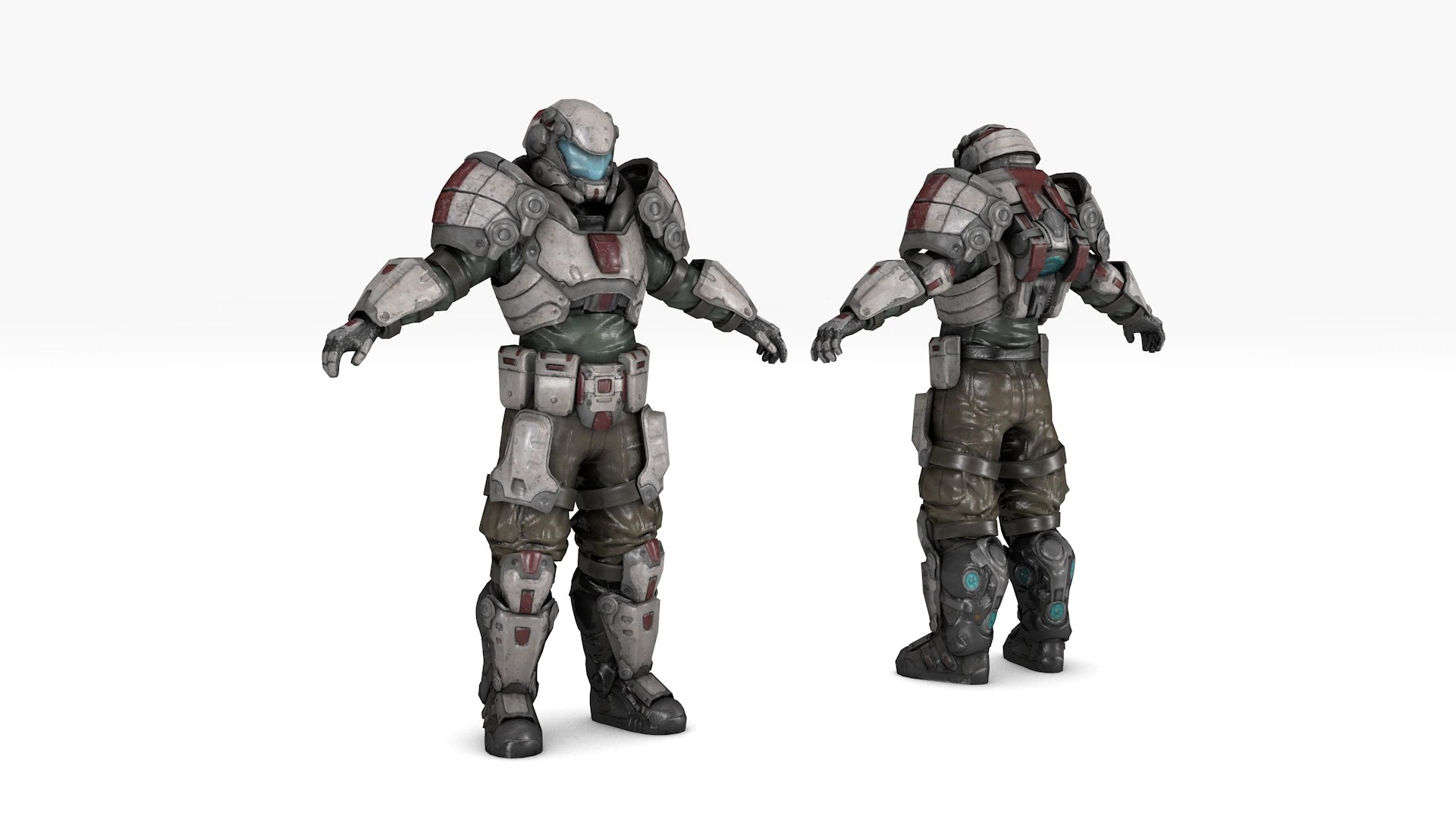 3D Space Soldier V5 - TurboSquid 1883649