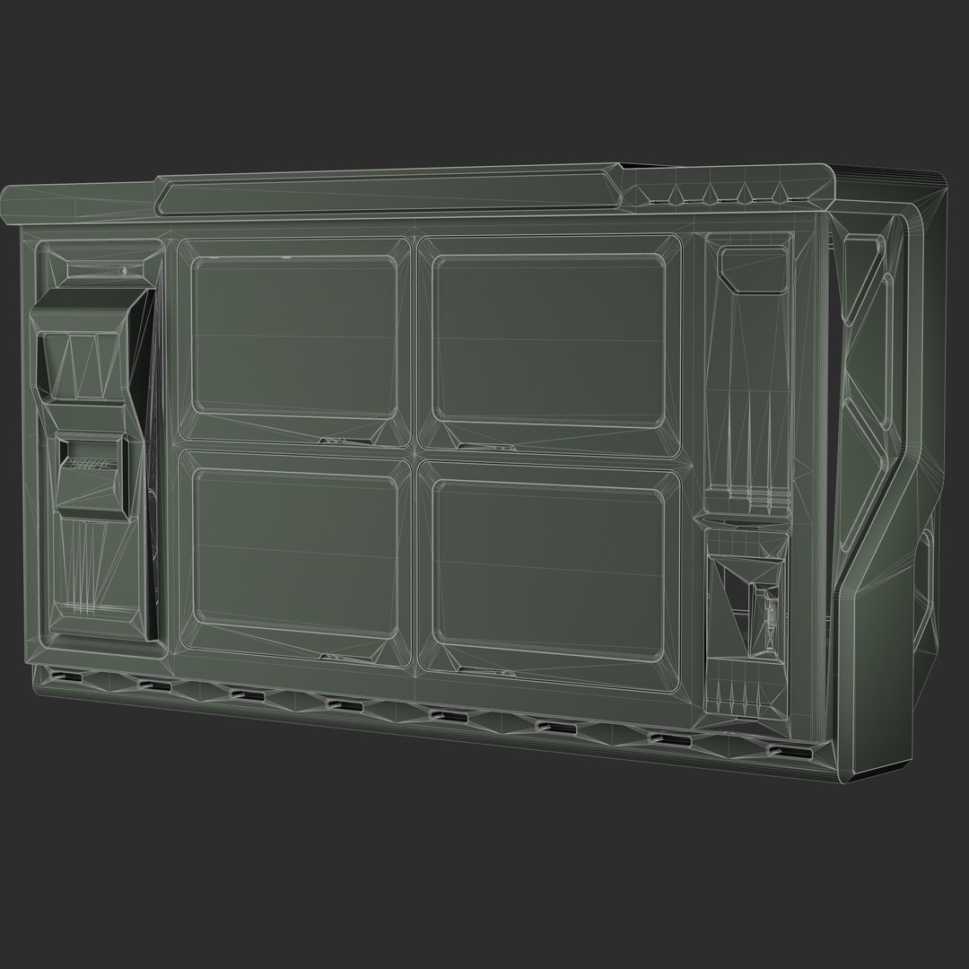 Sci Fi Lab Equipment 3D Model - TurboSquid 2119634