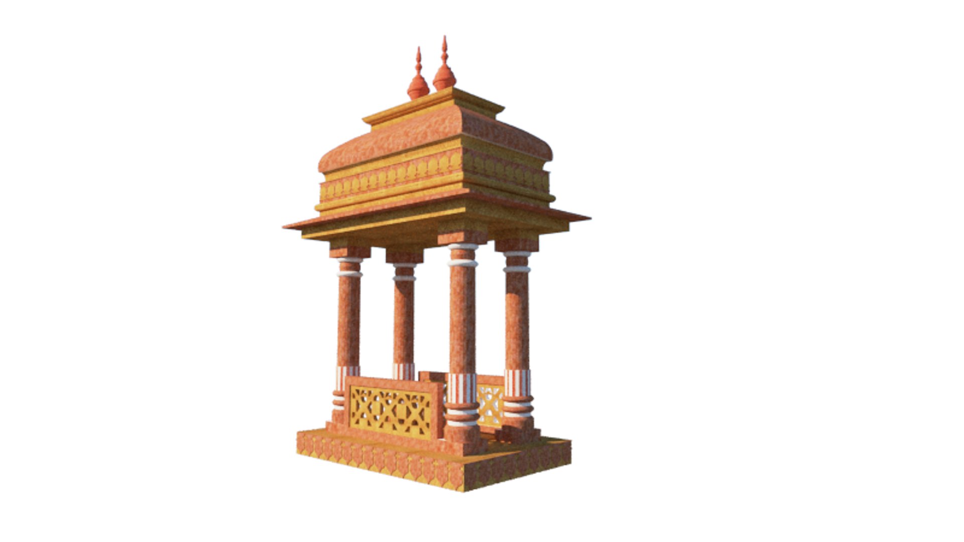 3D Indian Chatri - TurboSquid 1361994