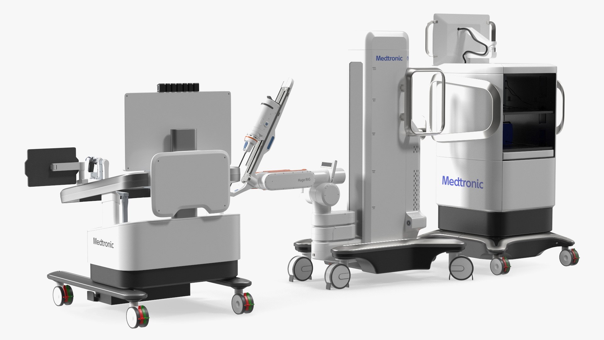 3D Soft Tissue Surgical Robot Medtronic Rigged for Cinema 4D ...