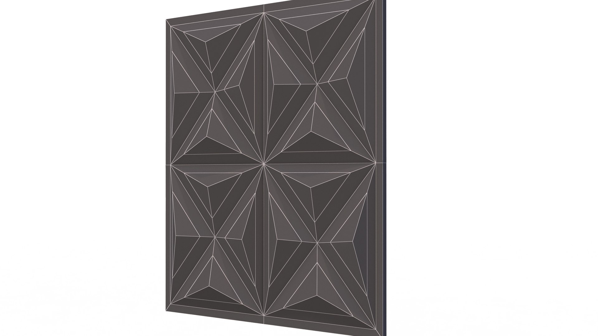 3D Wall Panel Piramide 02 - TurboSquid 1529182