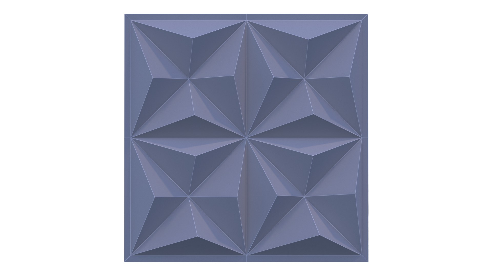 3D Wall Panel Piramide 02 - TurboSquid 1529182