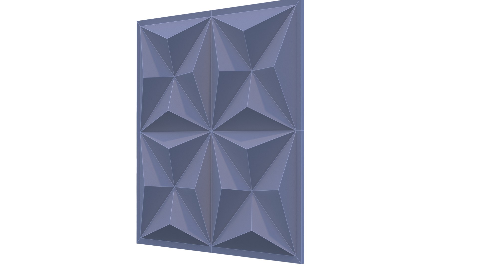 3D Wall Panel Piramide 02 - TurboSquid 1529182