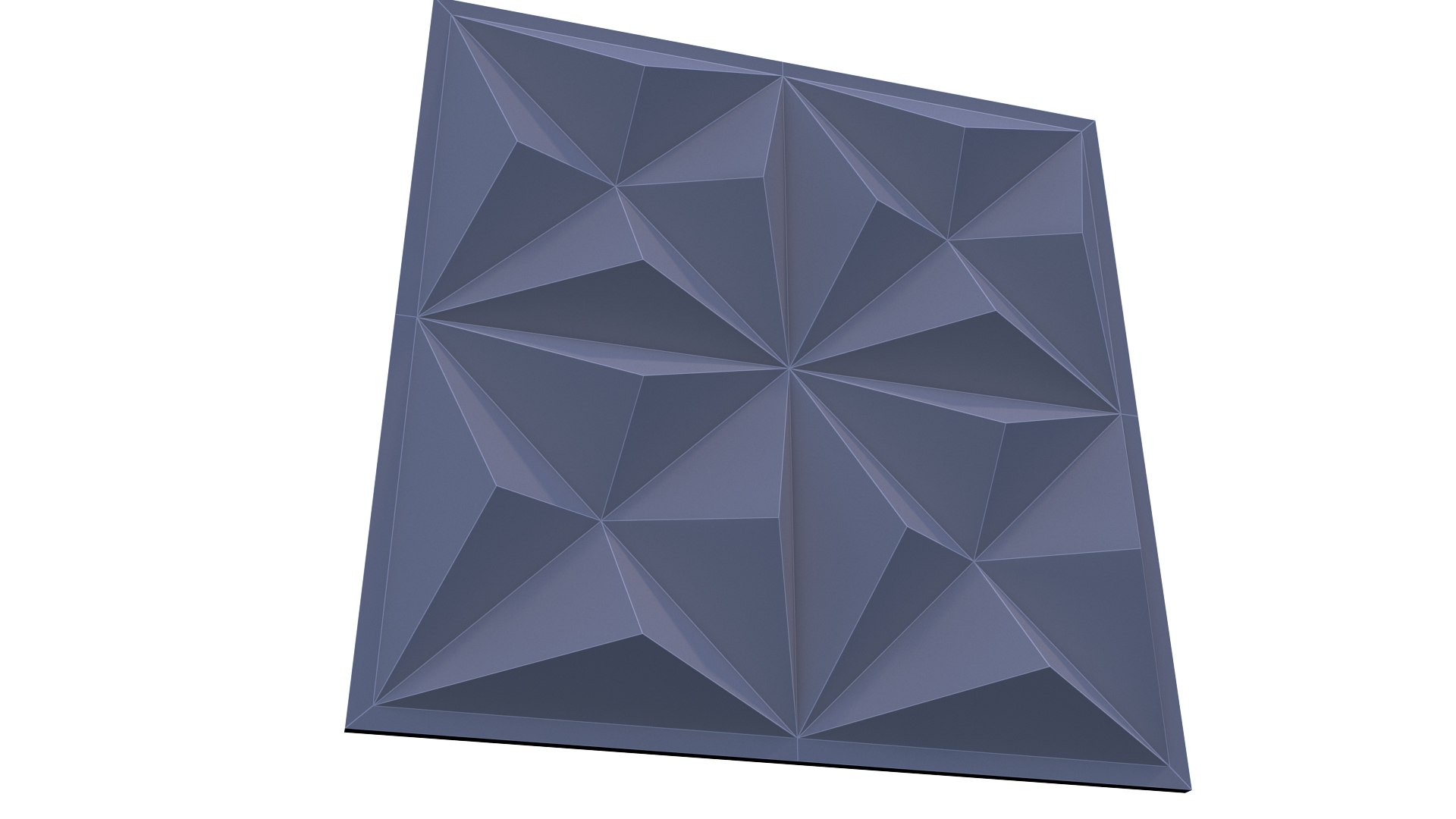3D Wall Panel Piramide 02 - TurboSquid 1529182