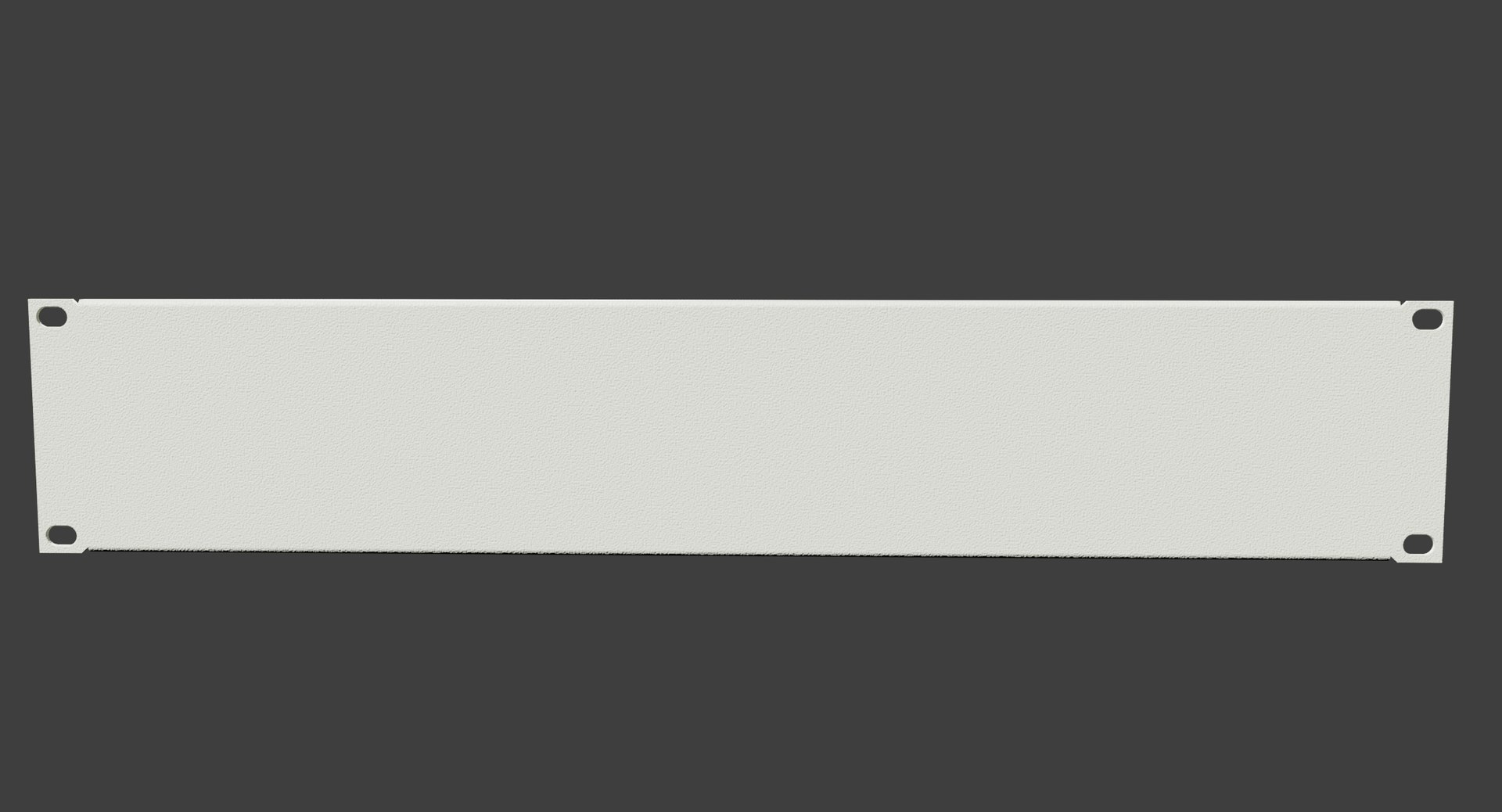 19-inch Rack Mount Blank 3D - TurboSquid 1306327