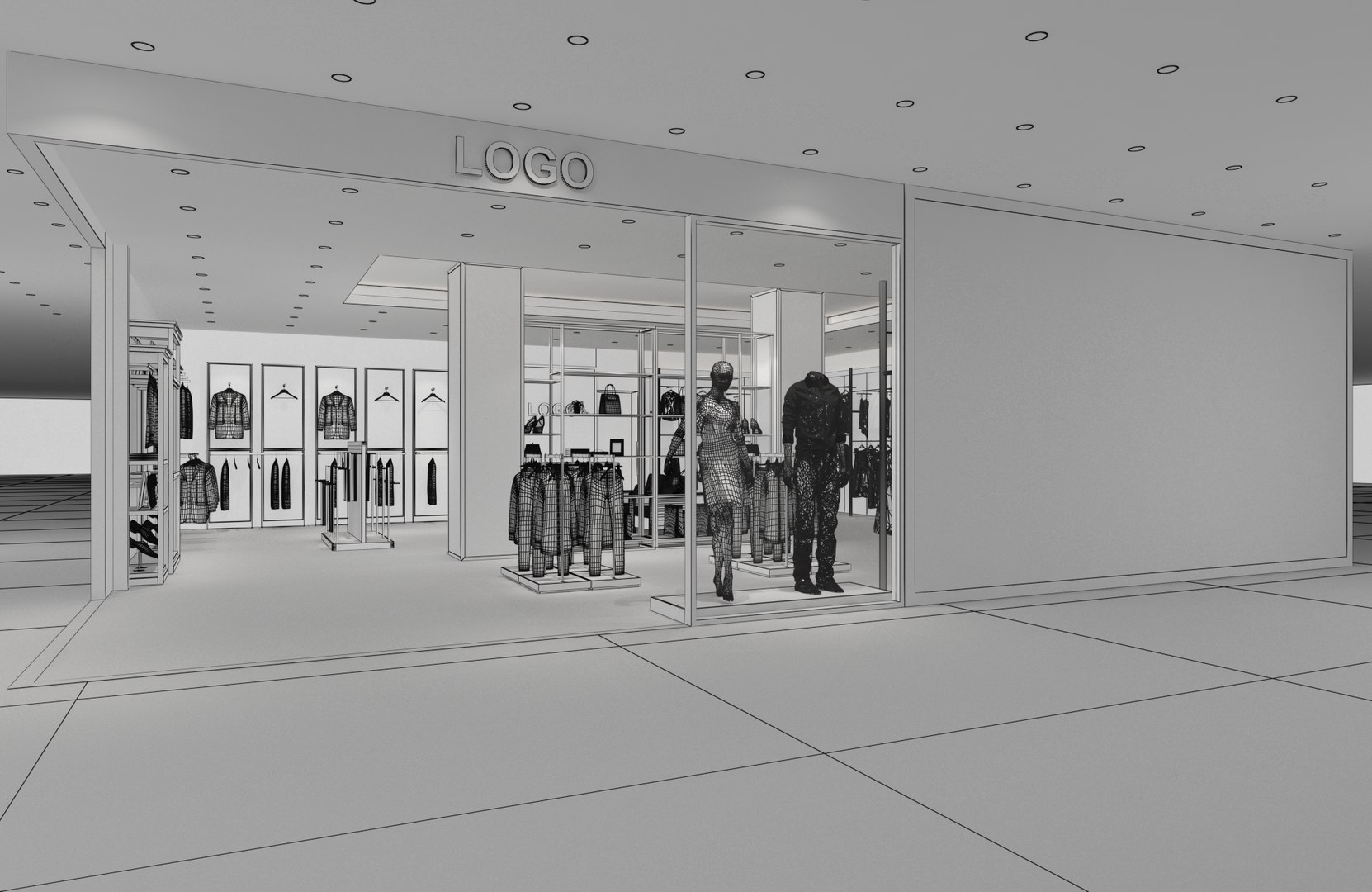 3D Clothing Store 14 Model - TurboSquid 2233205