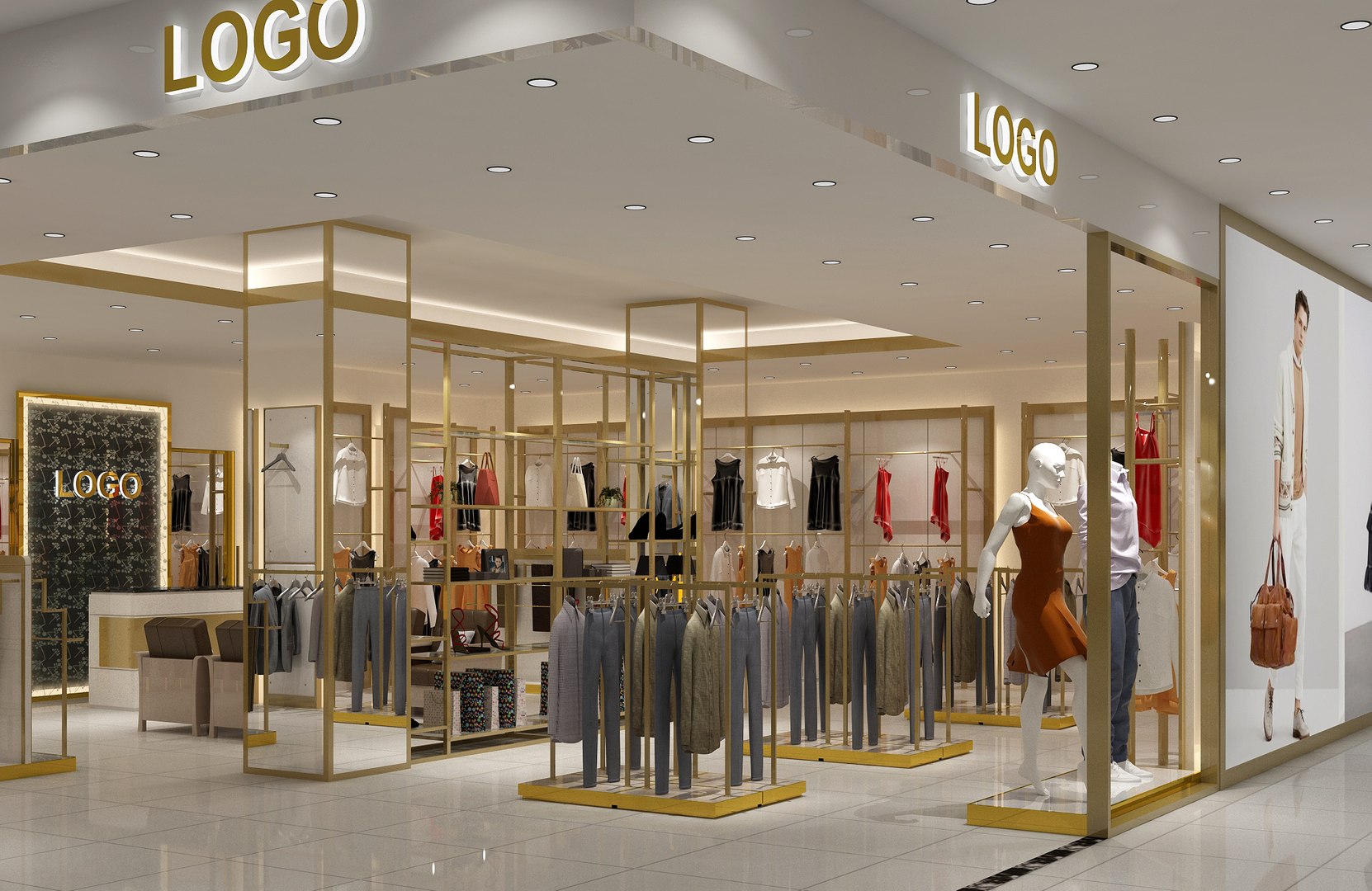 3D Clothing Store 14 Model - TurboSquid 2233205