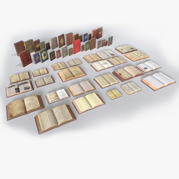 Old Books 3D model - TurboSquid 2048752