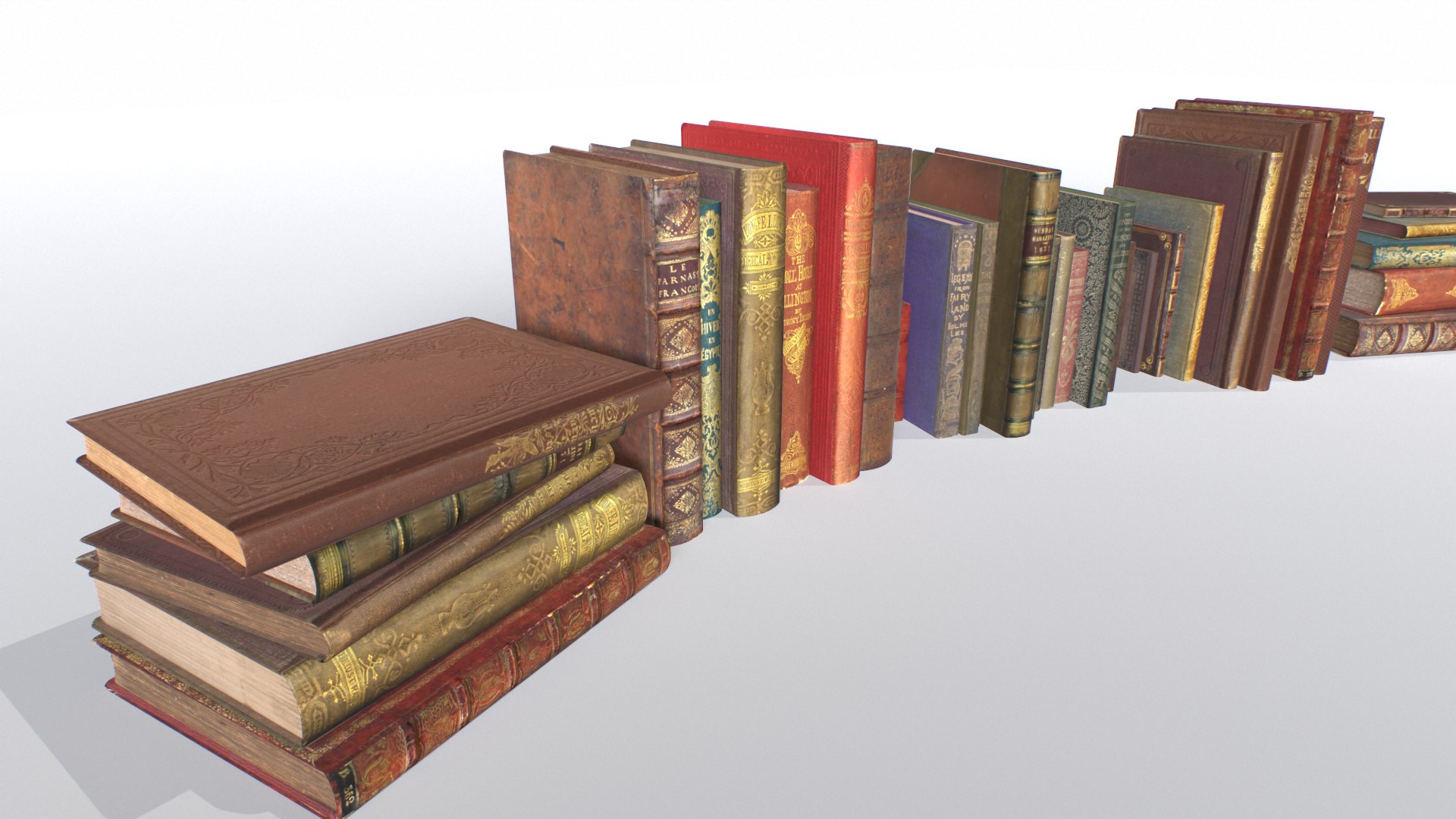Old Books 3D model - TurboSquid 2048752