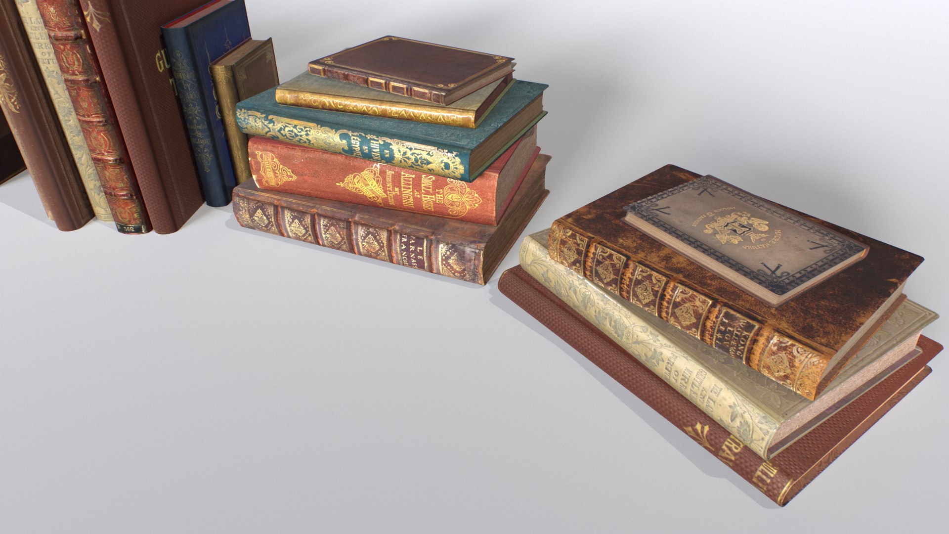 Old Books 3D model - TurboSquid 2048752
