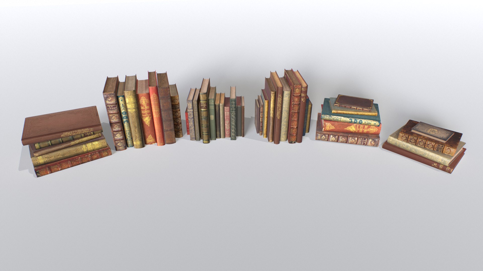 Old Books 3D model - TurboSquid 2048752