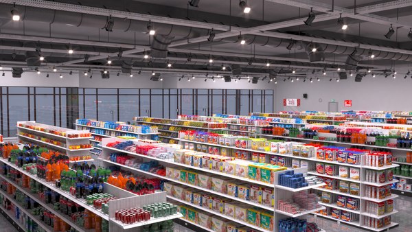 modelo 3d Colección Supermercado 2 - TurboSquid 1471872