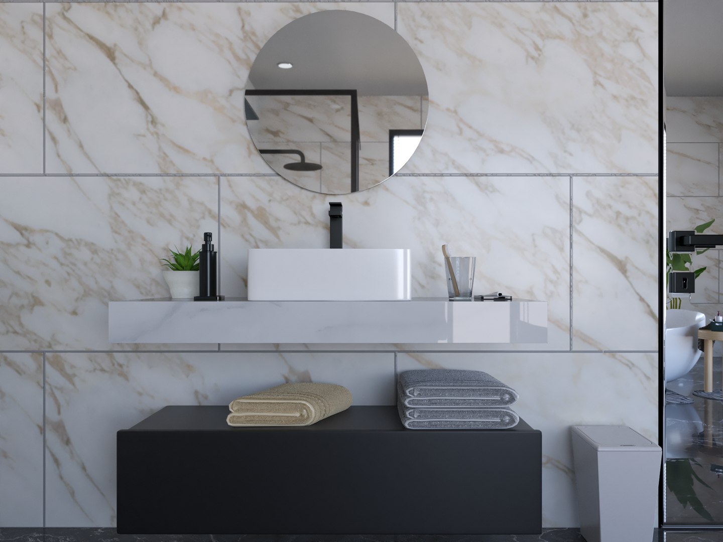 Bathroom 3D Model - TurboSquid 2105510
