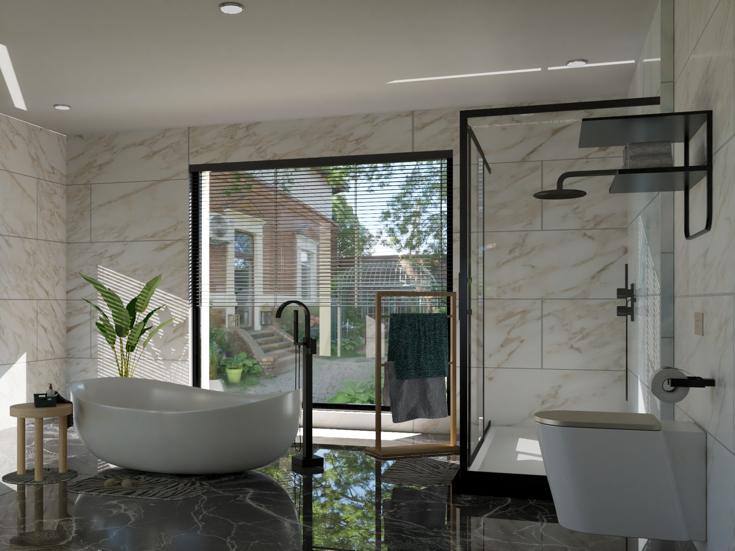 Bathroom 3D Model - TurboSquid 2105510