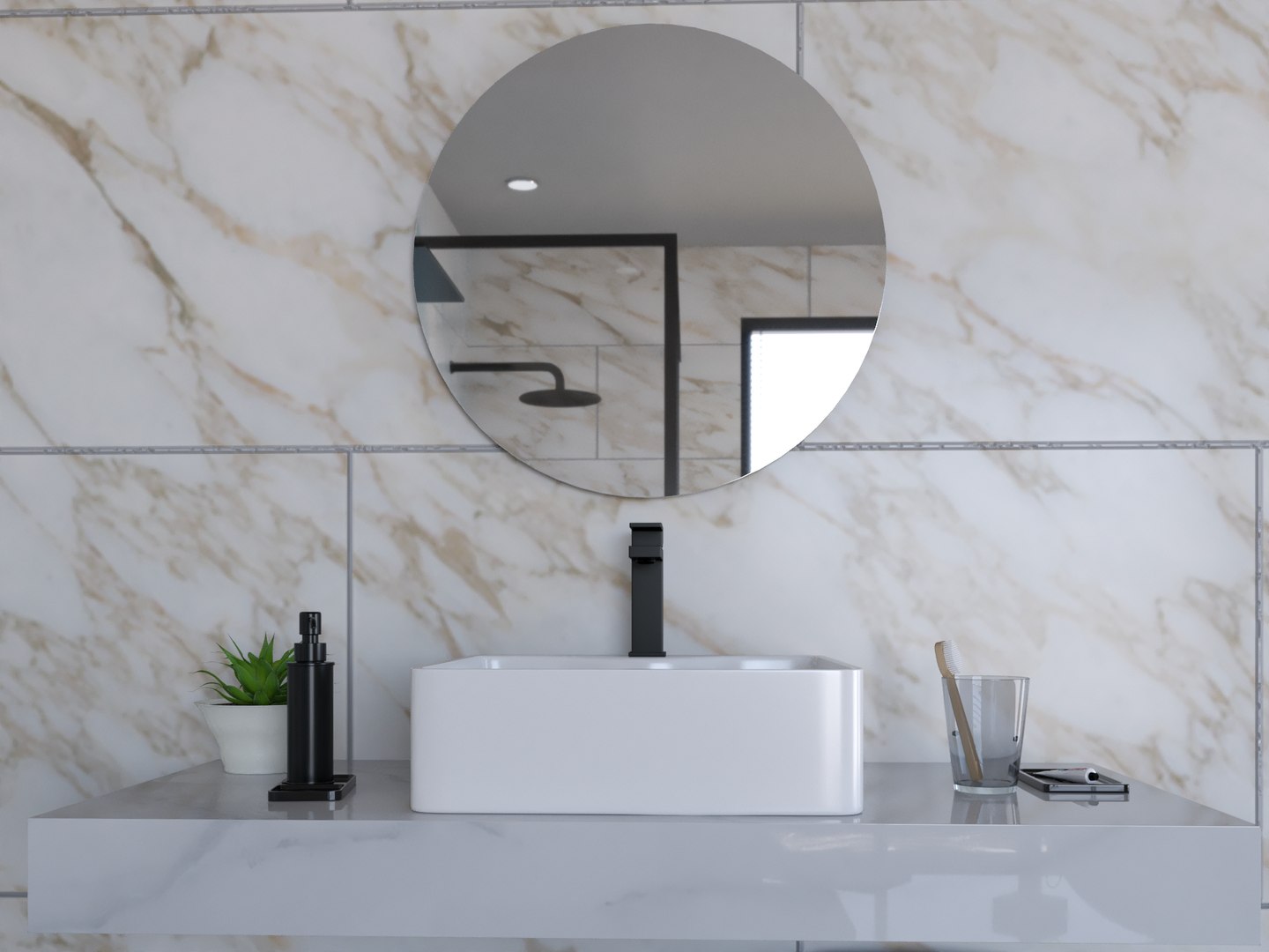 Bathroom 3D Model - TurboSquid 2105510