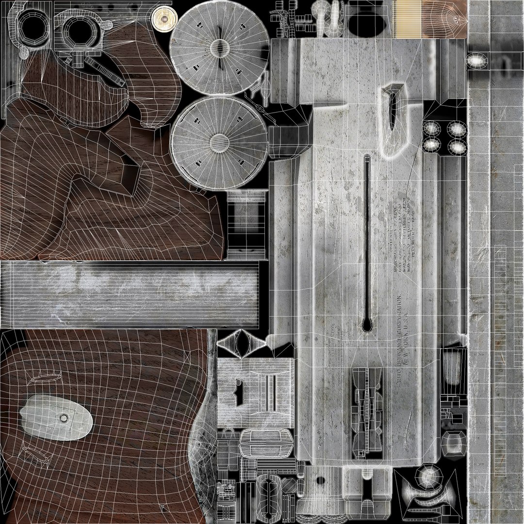 3d Model Thompson M1927 Submachine Gun