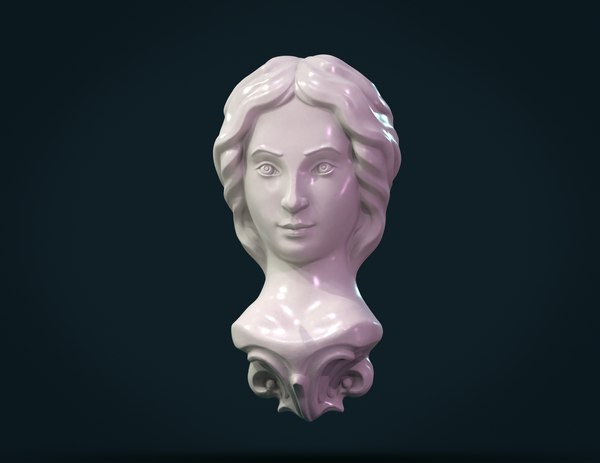 3D print ready girl face model - TurboSquid 1480278