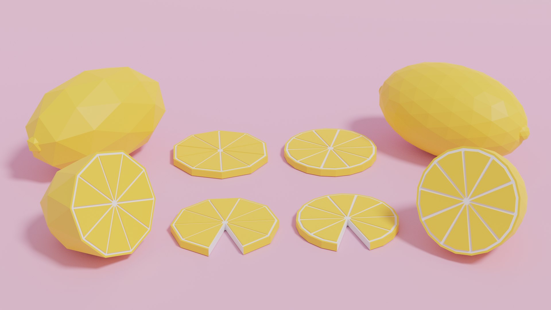 Low Poly Cartoon Lemon 3D Model - TurboSquid 1868468
