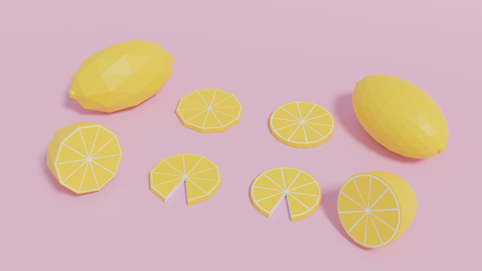 Low Poly Cartoon Lemon 3D Model - TurboSquid 1868468