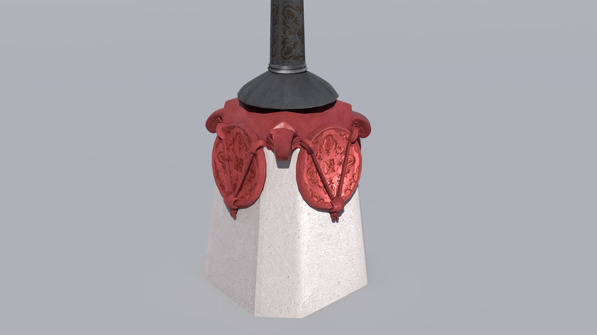 3D Lamp Post - Royal Light Post - TurboSquid 2072033