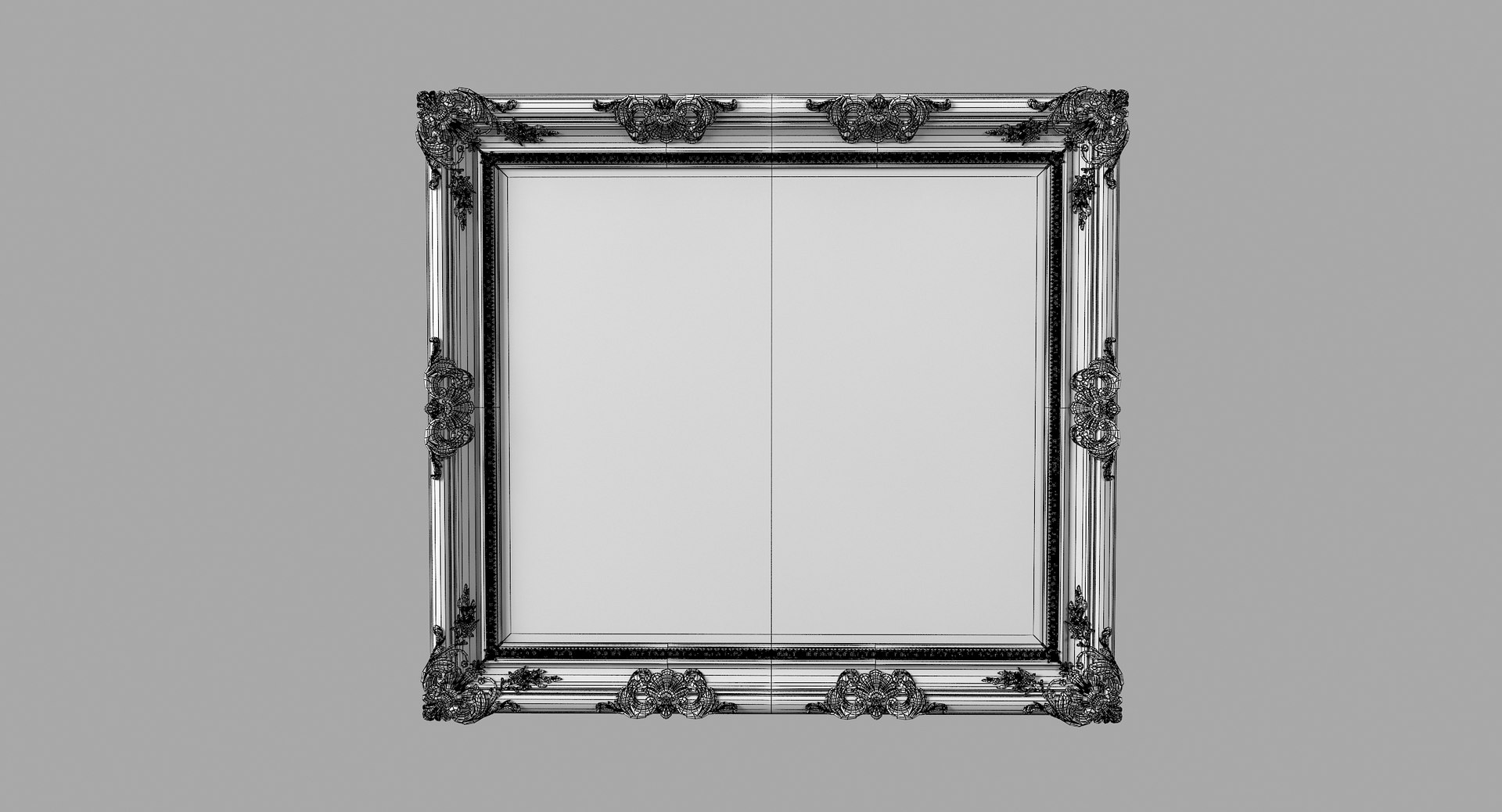 Classic Picture Frame 3D Model - TurboSquid 1429573