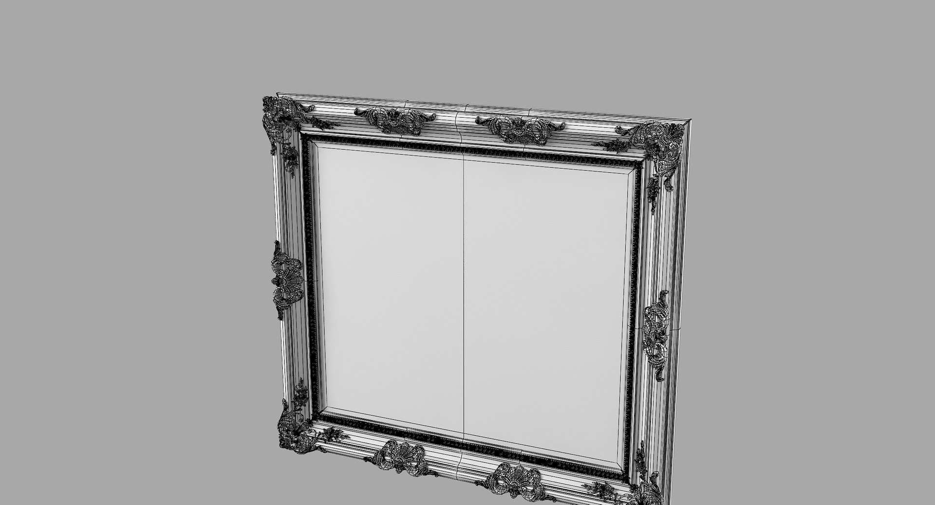 Classic Picture Frame 3D Model - TurboSquid 1429573