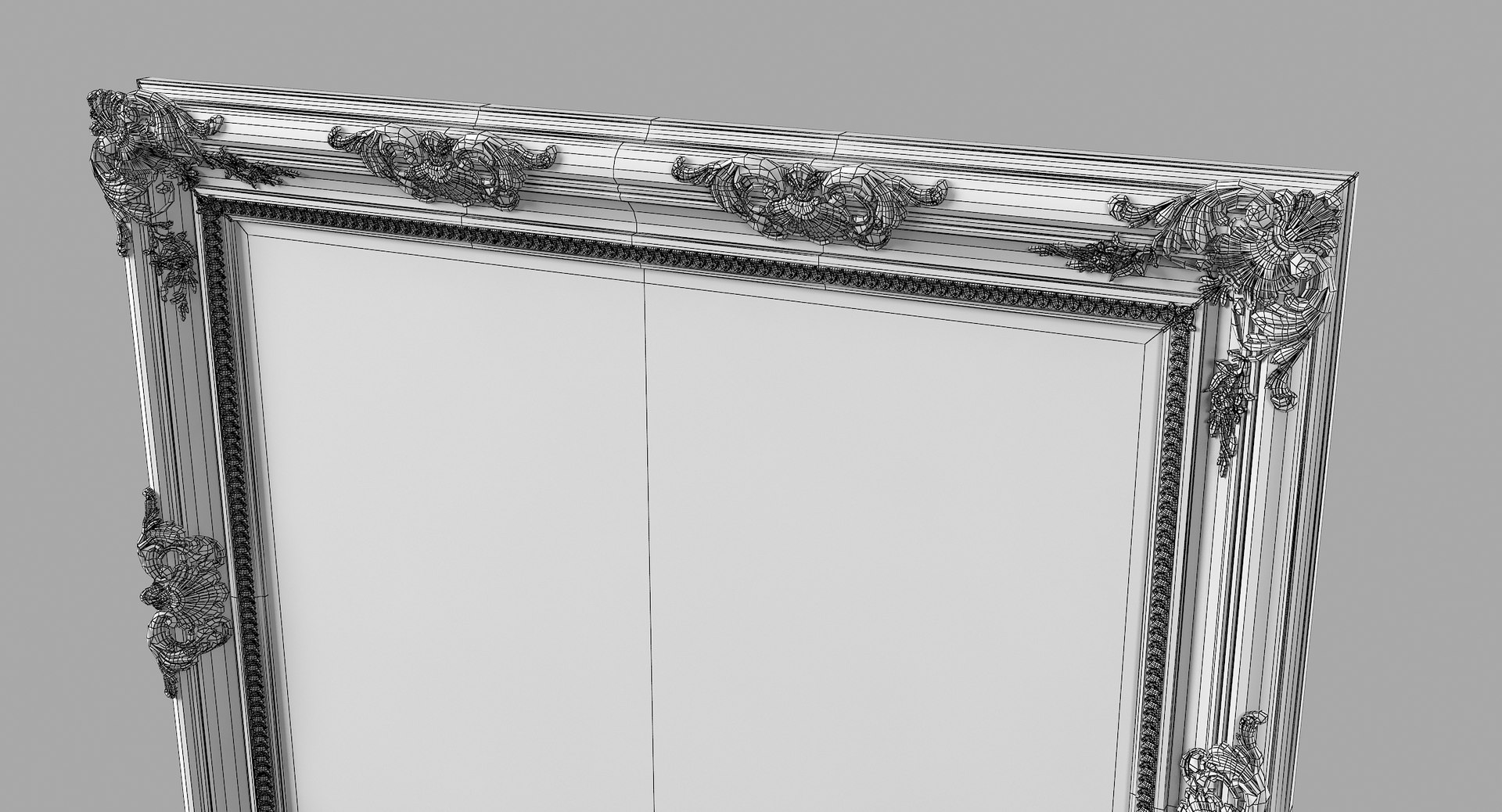 Classic Picture Frame 3D Model - TurboSquid 1429573