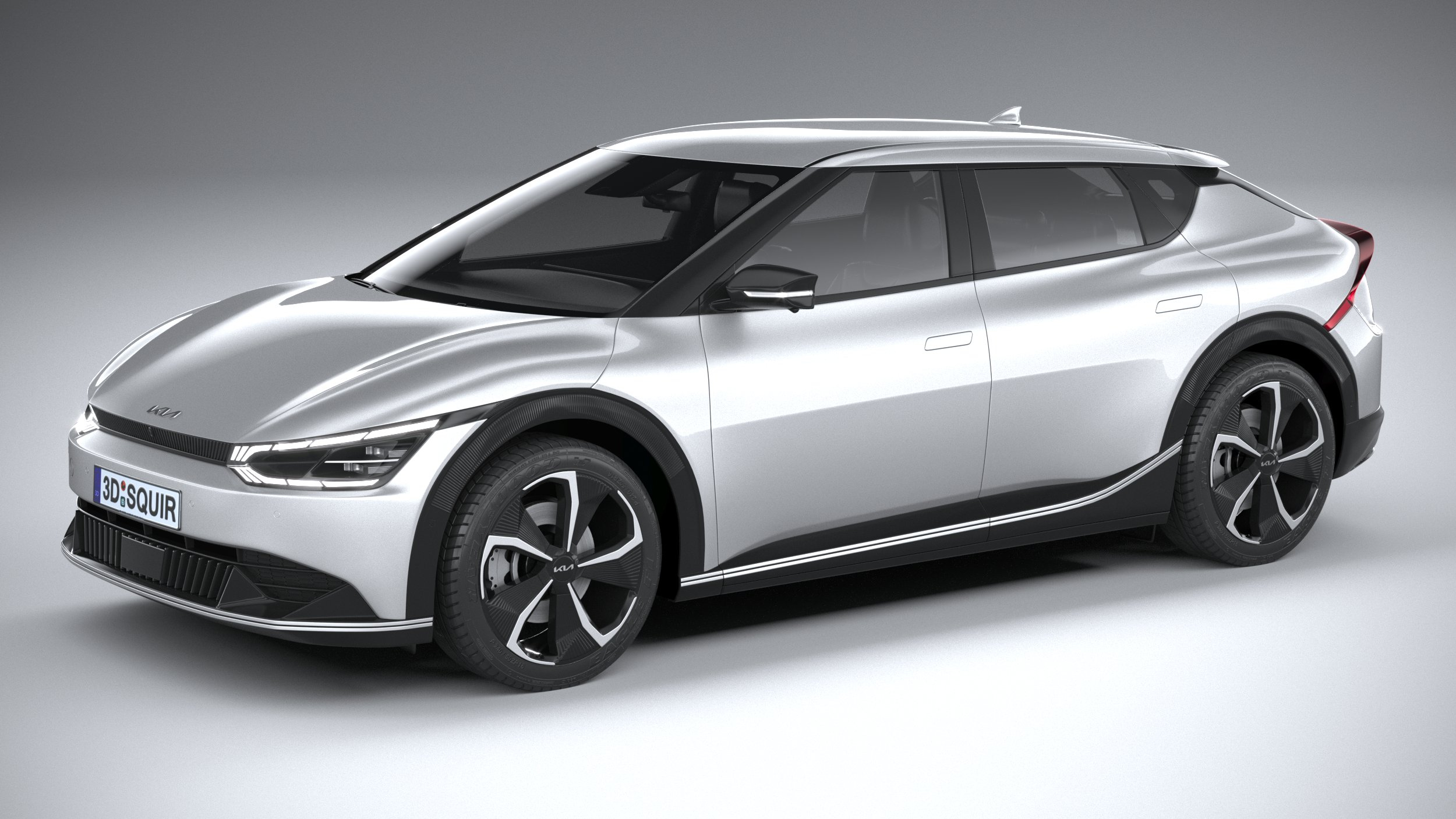 Kia EV6 2022 3D model - TurboSquid 1722619