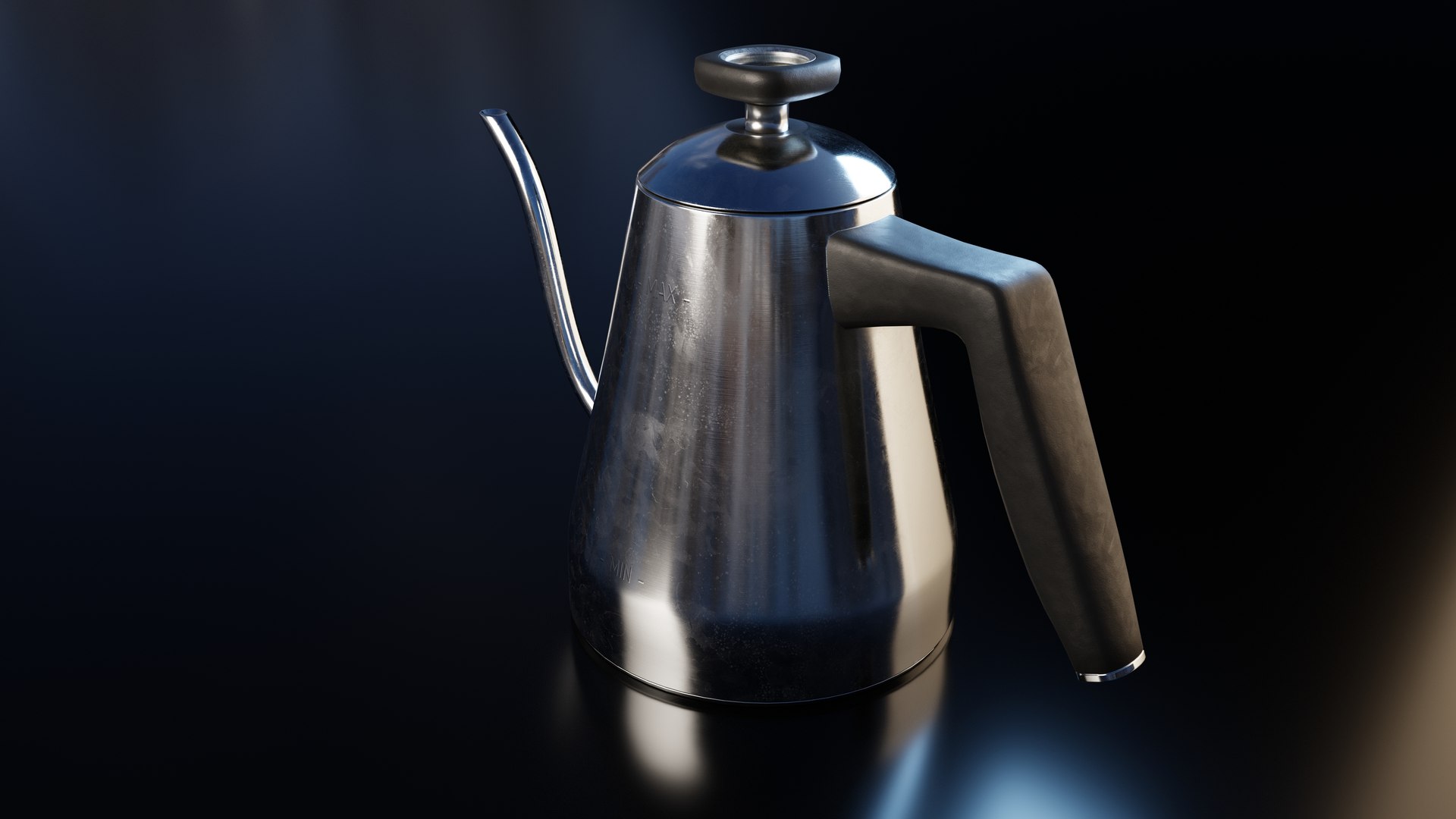 3D Gooseneck Kettle Model - TurboSquid 2077241