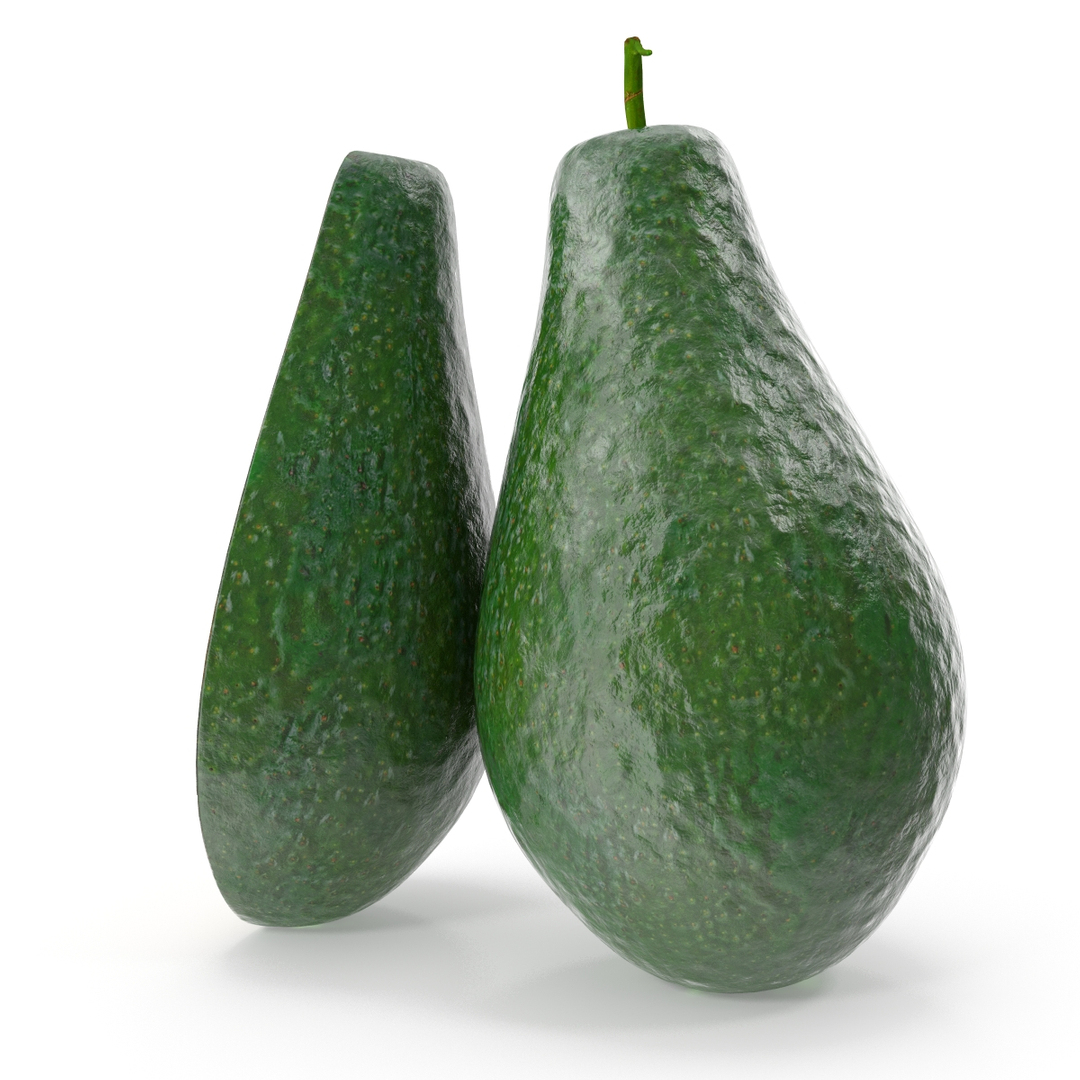 avocado photorealistic modeled 3ds