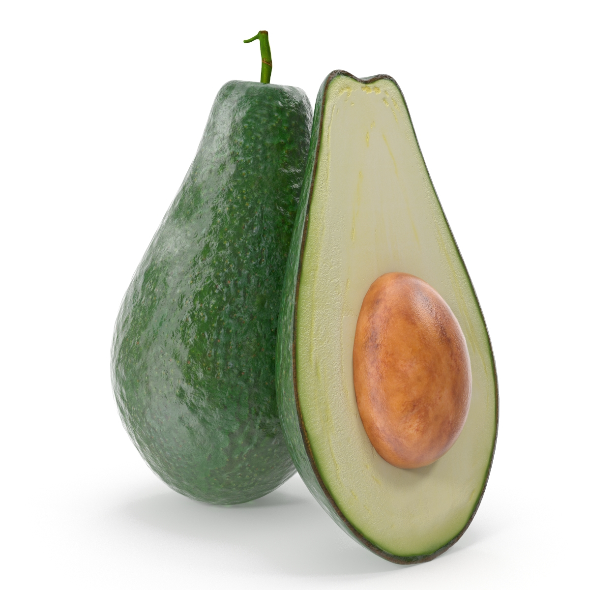 avocado photorealistic modeled 3ds