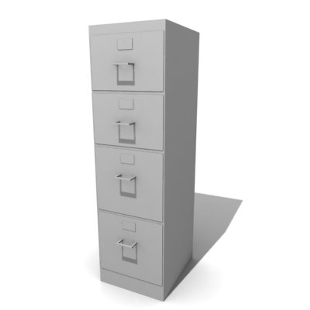 3d Model File Cabinet