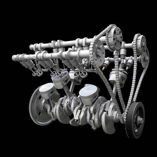 V6 engine model and piston animation 3D 모델 - TurboSquid 1980730