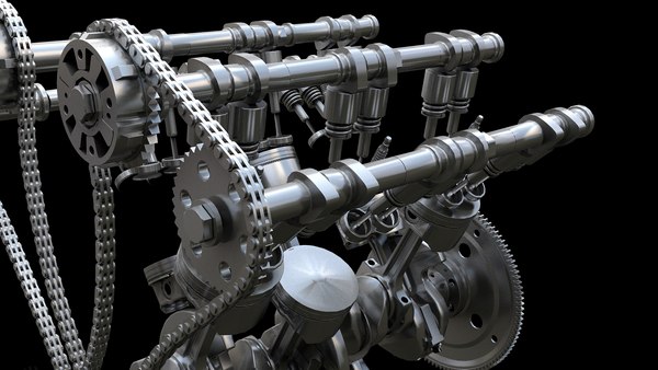 V6 engine model and piston animation 3D 모델 - TurboSquid 1980730